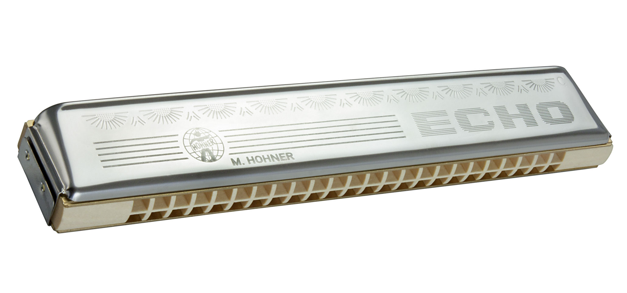 Mundharmonika: Hohner Echo 48C Tremolo