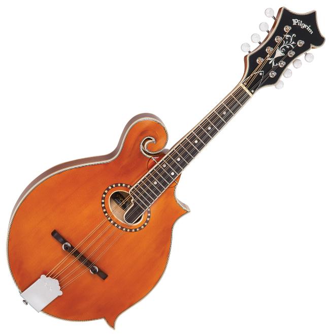 Mandoline: Pilgrim VPM-400 Mandolin F-style Aged Natural