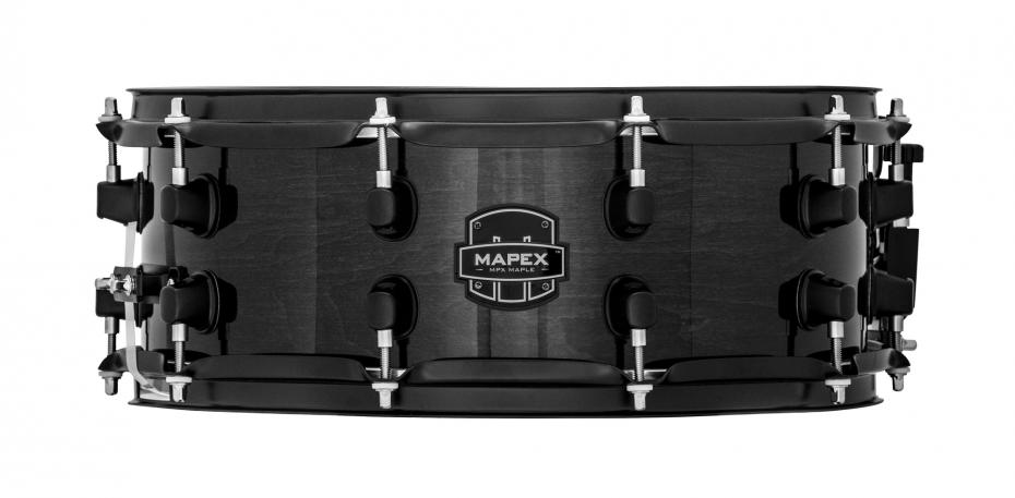 Holz Snare Drum: Mapex MPX Maple 14" Midnight Black Snare Drum
