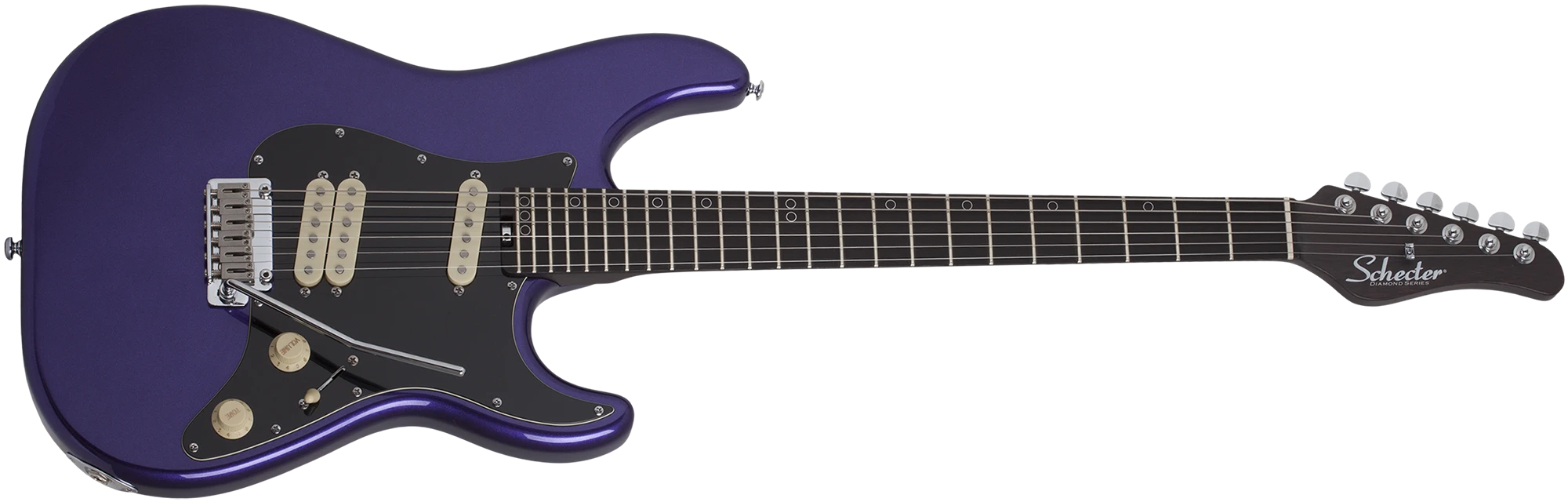 E-Gitarre: Schecter MV-6 metallic purple