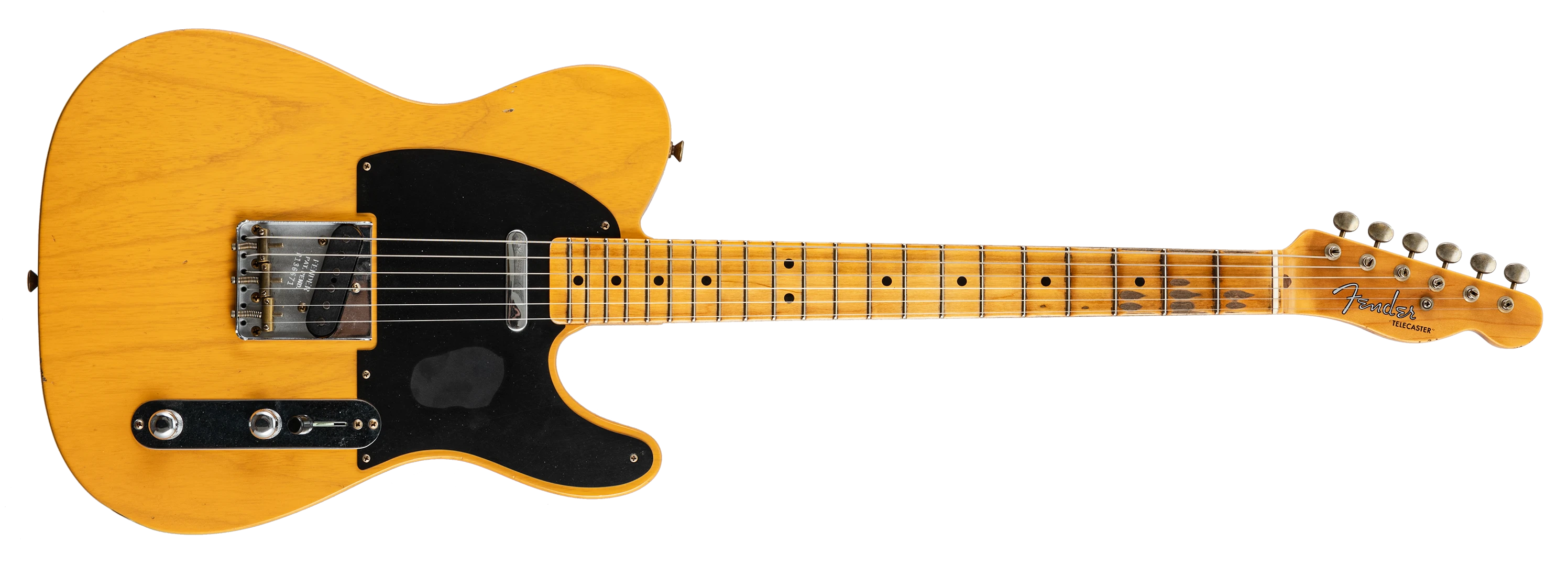 Custom Shop E-Gitarre: Fender Tele 52 Journeyman Relic butterscotch blonde