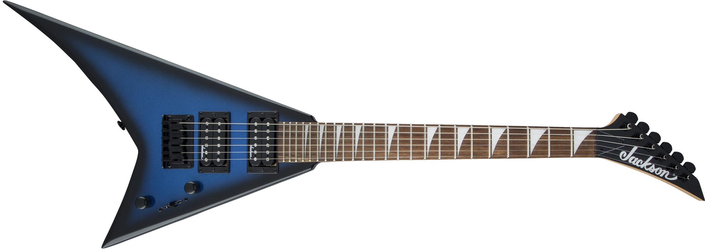 E-Gitarre für Kinder: Jackson Minion Rhoads JS1X metallic blue burst