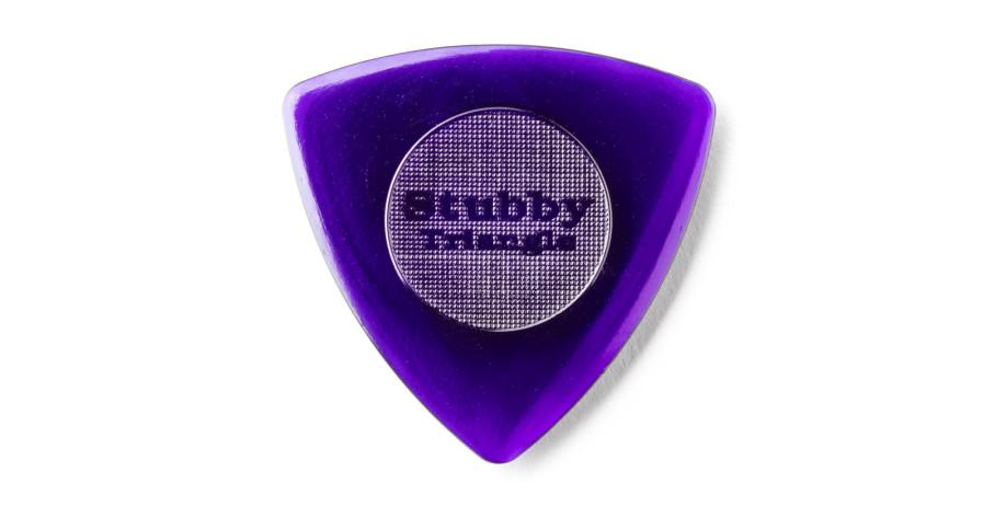 Plektren: Dunlop Tri Stubby Picks Players Pack 6 pcs. dark purple 3.00 mm