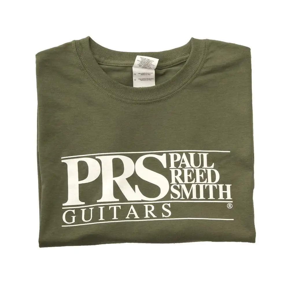 : PRS Classic Block Logo Tee Military Green - L