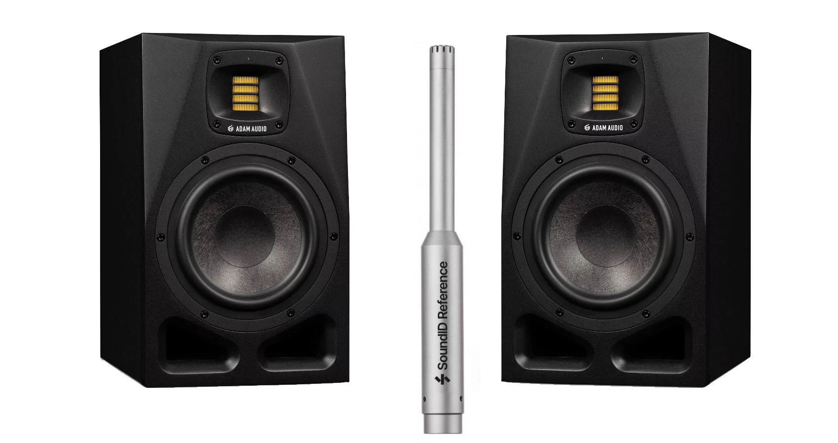 Aktives Studiomonitor Paar: Adam Audio A-7V Messmikro-Set