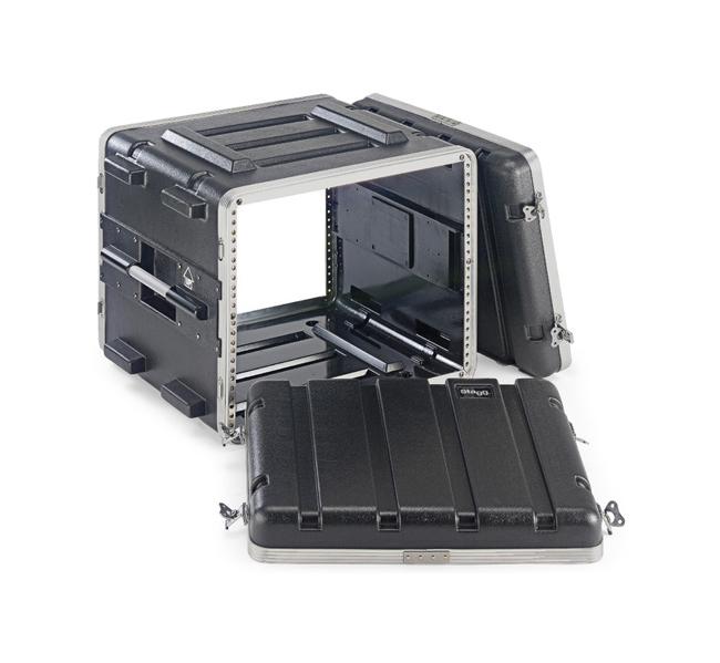 19" Kunststoffrack: RACK Stagg ABS-8U, 8HE, 19", D/D